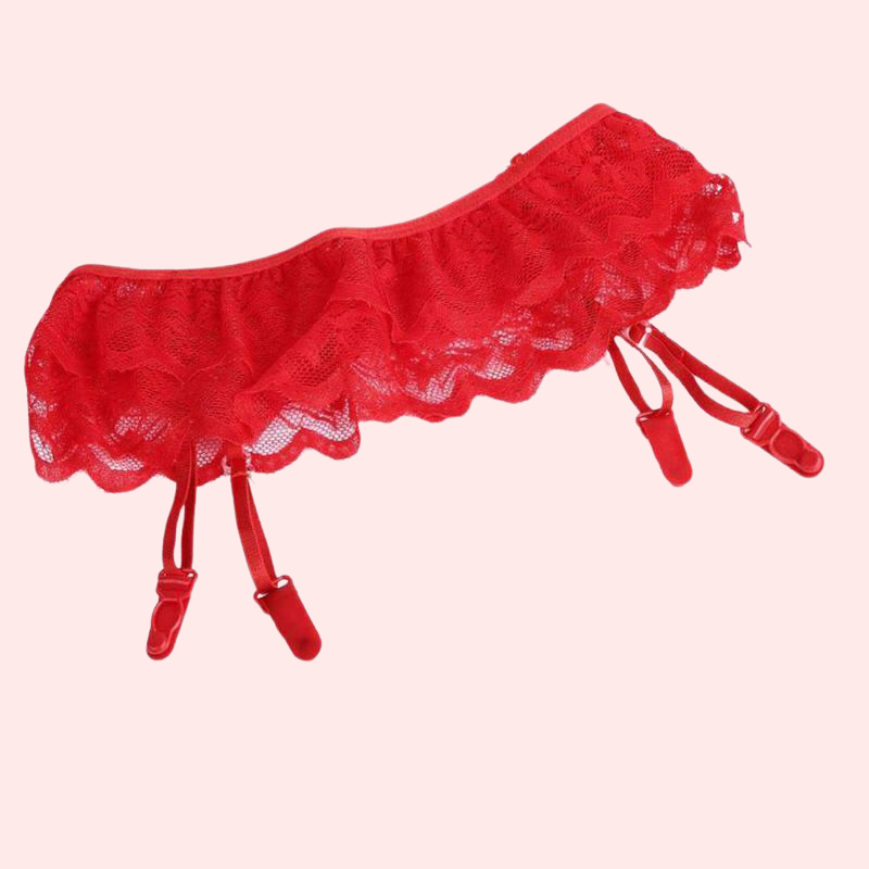 Hot Lace Mesh Garter Belt – Classic Elegance | Buy Now